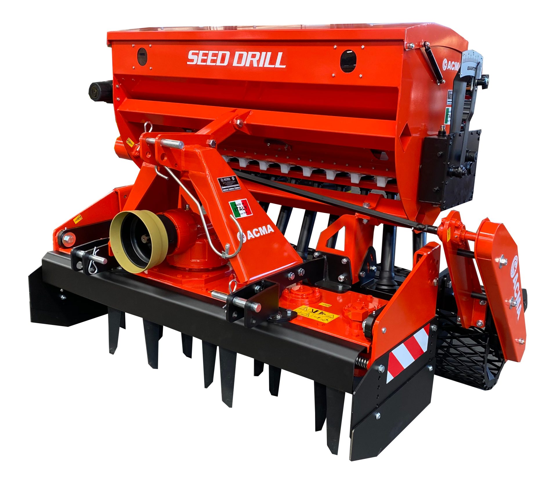 UNIVERSAL SEED DRILL 2 ROWS for small tractors - Acma
